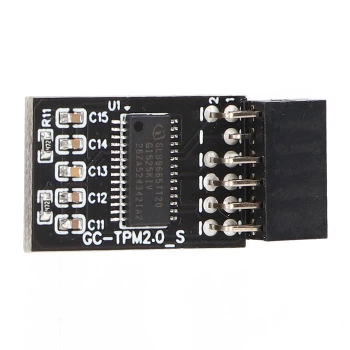 Module TPM 2.0 - YOSOO - LPC SPI - 12 Broches - Sécurité ...