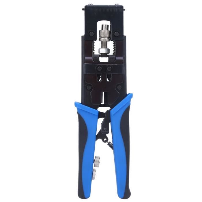 Pince à sertir YOSOO pour connecteurs F/BNC, câble RG58/59/62/6 (3C/4C/5C) en acier A3 ...