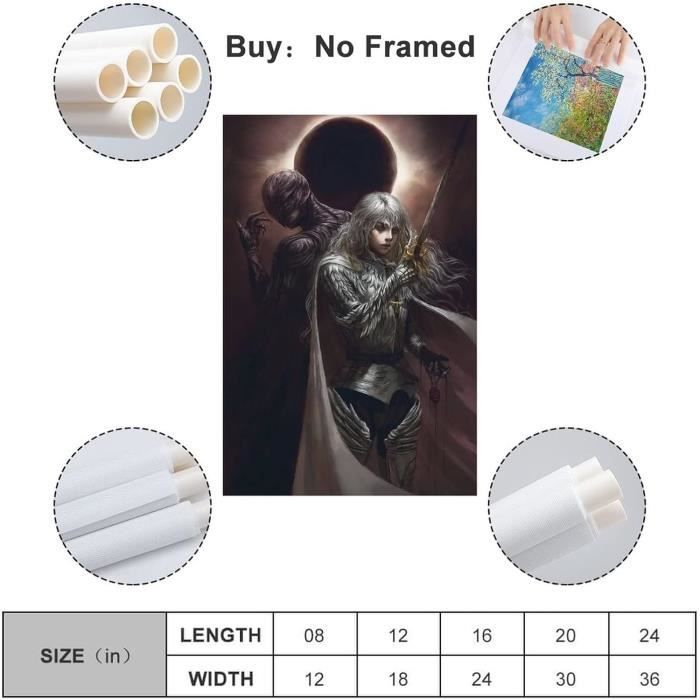 Poster Du Manga Berserk Berserk Griffith Eclipse Art Sur Toile Poster ...