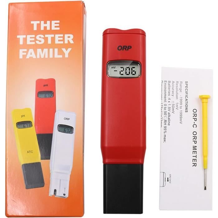 ORP Testeur ORP Test de qualité de l'eau Stylo de mesure de précision ...