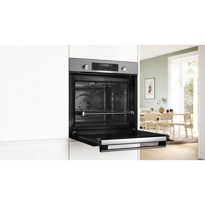 Four encastrable - Pyrolyse - BOSCH Série 6 - HBG578ES7 - Inox - 59,4 x ...