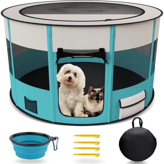 Parc Chiot Pliable, Parc Chien Enclos pour Chiens Chats Lapins ...