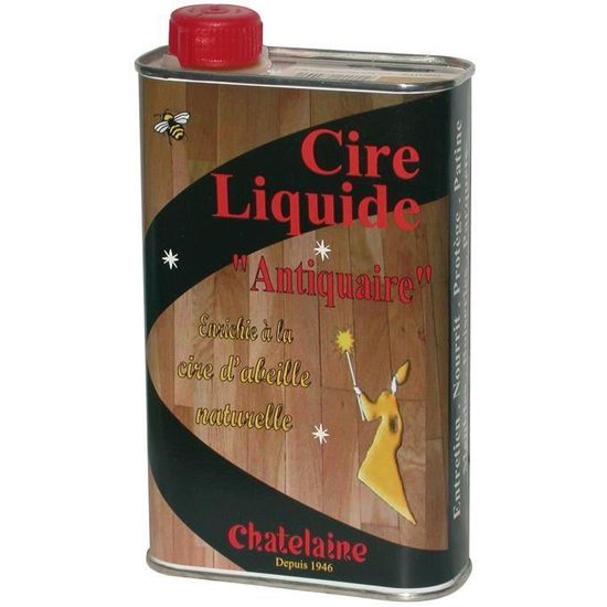 Cire liquide antiquaire - 0.5 L - jaune naturel - Cdiscount Au quotidien