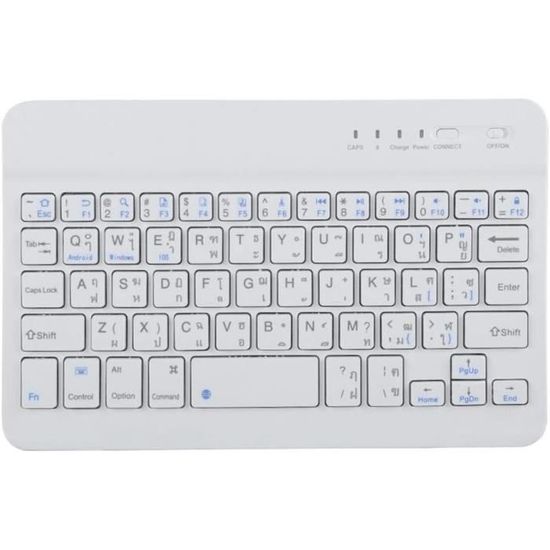 7-8In Thai Language White Wireless Wireless Bluetooth3.0 Keyboard ...