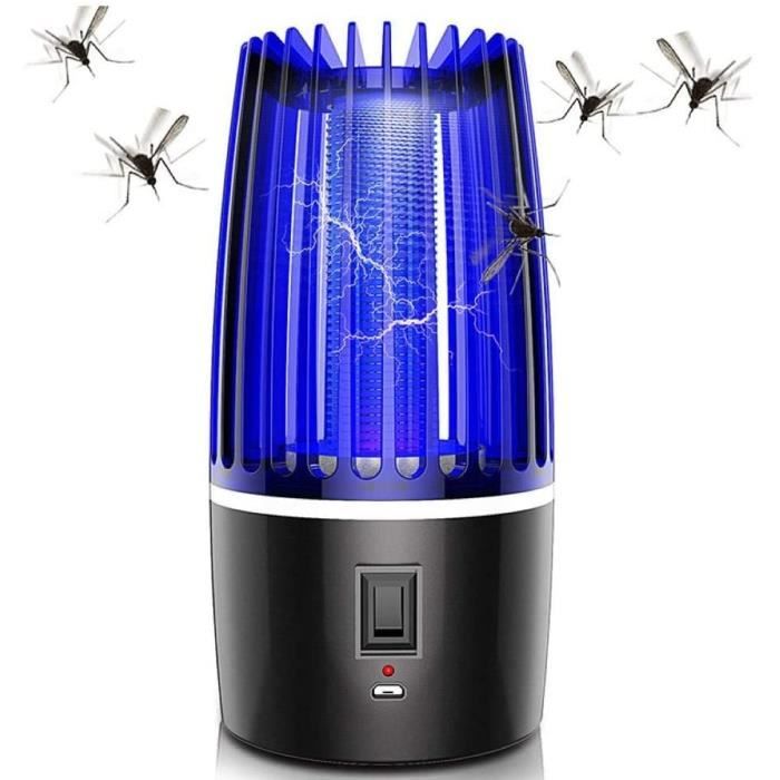 Lampe AntiMoustique USB Electric Photocatalyse Mute Mosquito Insect Bug ...
