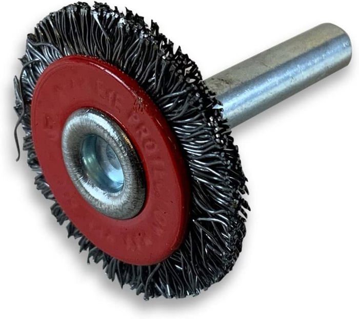 Brosse Rotative Circulaire Mtallique Sur Tige 30 Mm Fil Acier Dur 030 ...