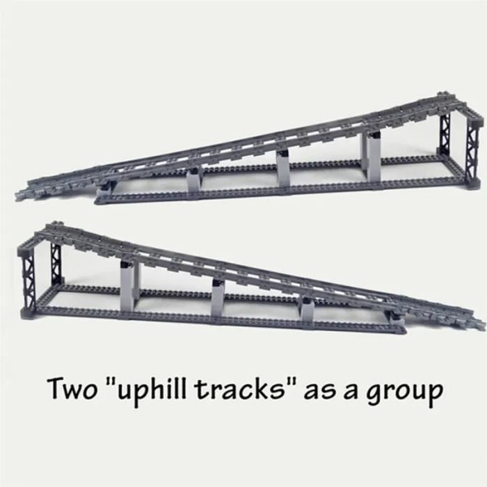 Puzzle,City Train Rail Rack Bricks Model Toy,Soft Track,Cruved and ...