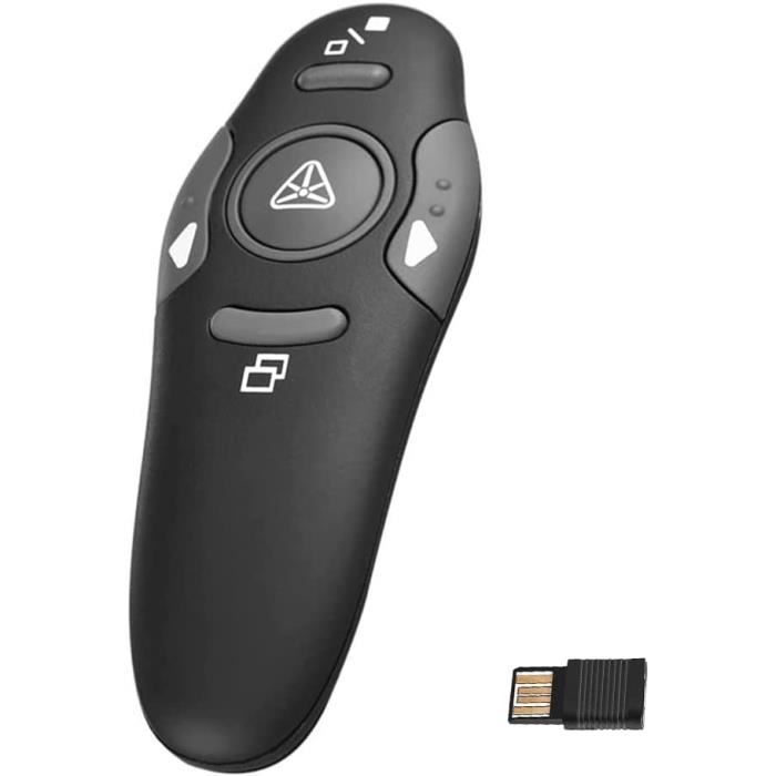 Telecommande Powerpoint, 60m² Stylo de Contrôle Présentateur Sans Fil 2 ...