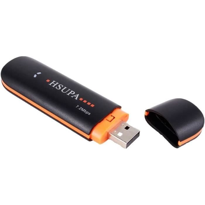 Adaptateur de Clé WLAN, Clé USB 2G-3G 7,2 Mbps Adaptateur de Dongle ...