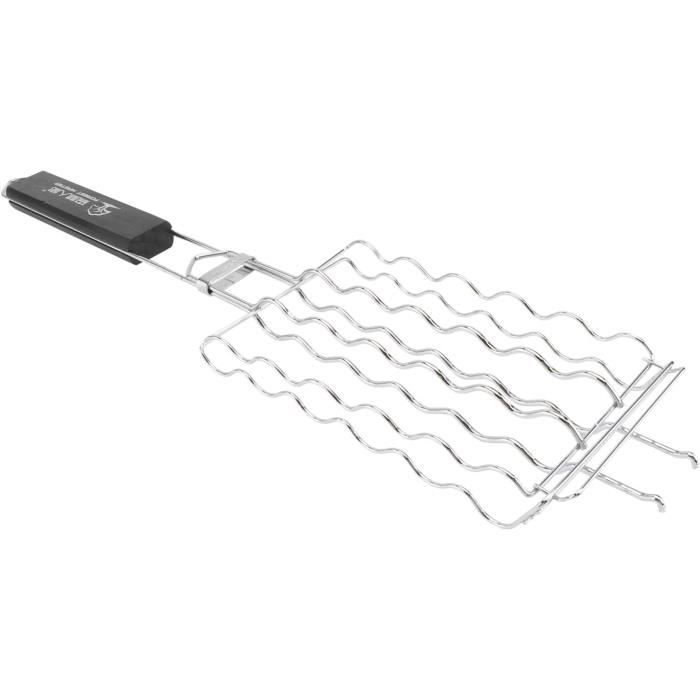 Barbecue Grill Panier de Fer Fil de Fer Grillage Panier Pliable ...