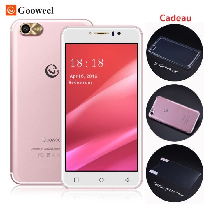 Gooweel M7 Mobile téléphone 5.5 pouce IPS écran MTK6580 quad core ...