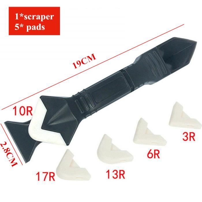 1 jeu - Calfeutrer 3 en 1 Outil de Calfeutrage Kit Outils Pro Mastic ...