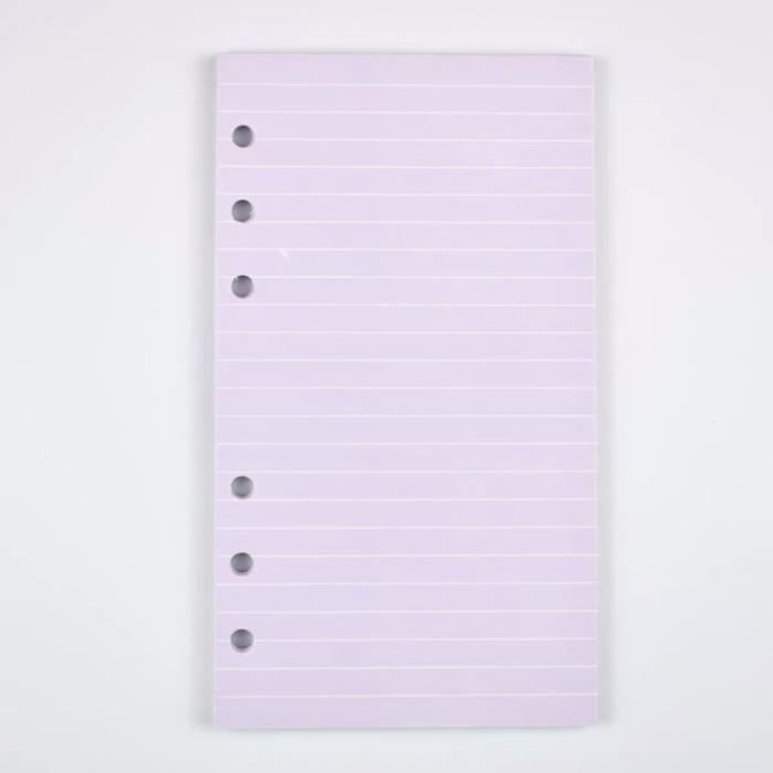 Feuillet mobile - Non spécifié - A5 - 40 feuilles - Couleurs rose et ...