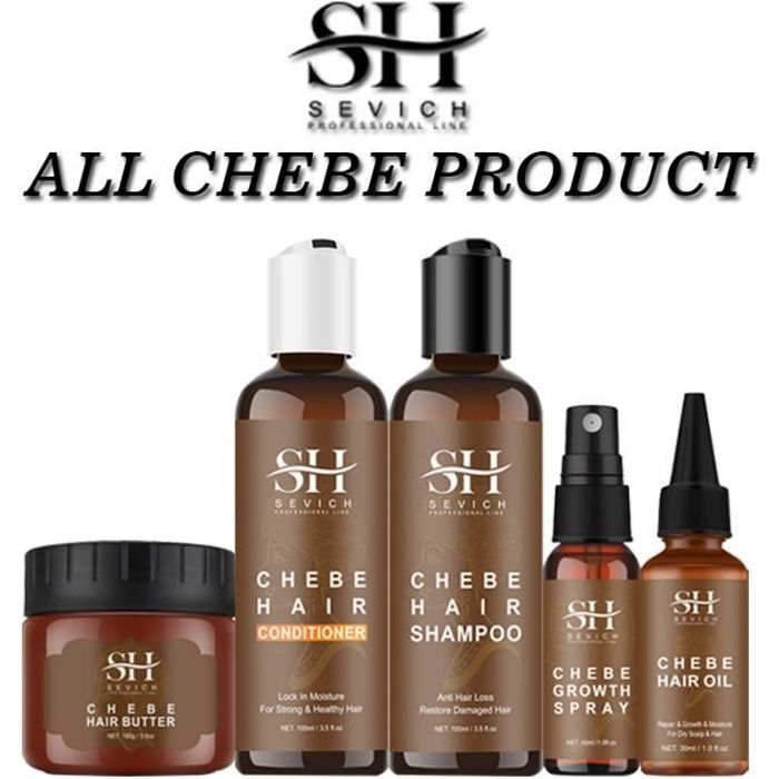 Chèbe 5pcs ensemble - Spray De Traitement Pour La Perte De Cheveux ...