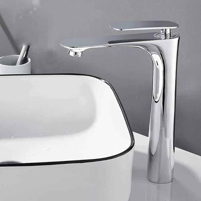 Robinet dvier de salle de bains robinet de lavabo trou en laiton ...