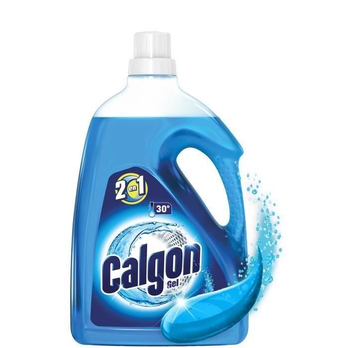 CALGON JJ7 Flacon de gel 3 en 1 anti-calcaire et nettoyant pour lave ...