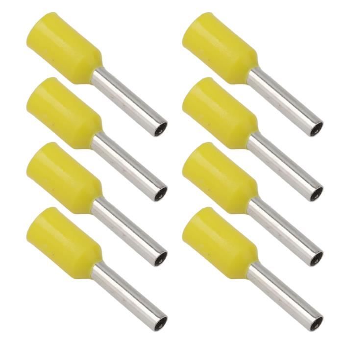 EJ.life borne à sertir à embout 1000 pcs E1008 Embouts Isolés Terminal ...