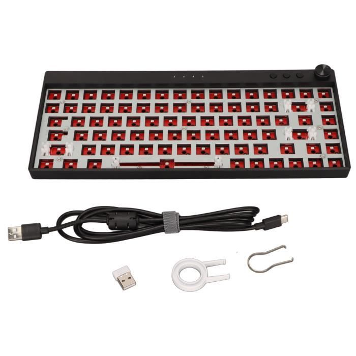 Kit de clavier mécanique Clavier Modulaire, Type C Filaire 84 Touches ...