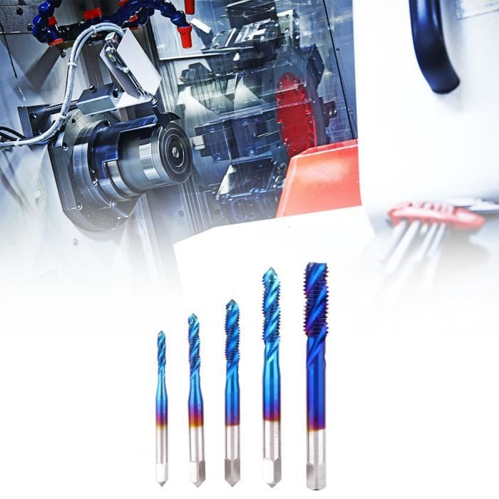 Hililand Taraud hélicoïdal à filetage Foret de taraudage en acier à ...