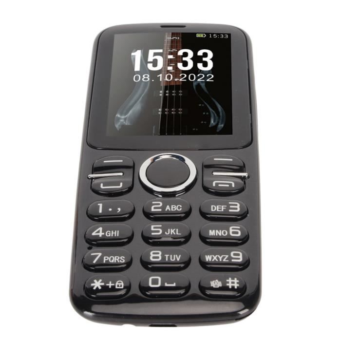 HURRISE Téléphone portable à gros boutons Téléphone portable senior ...
