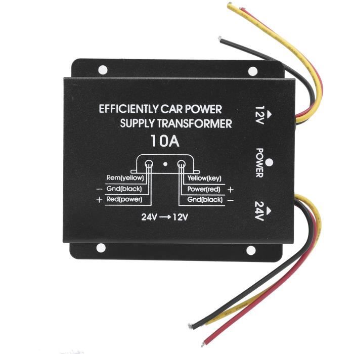 Keenso convertisseur 24 V à 12 V 10A DC Power Converter 24V à 12V ...