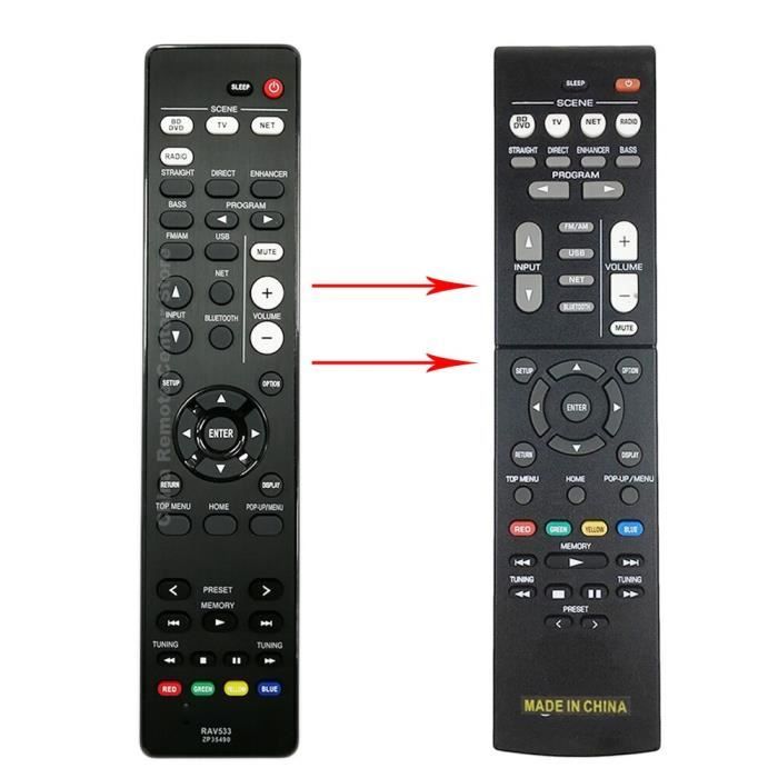 New -Nouvelle télécommande pour YAMAHA RAV533 ZP35490 récepteur AV de ...