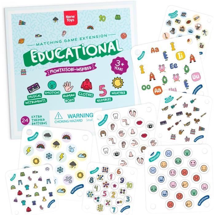 24 Patrons À Thème Supplémentaires Pour Jeu De Mémoire Jardin Des ...