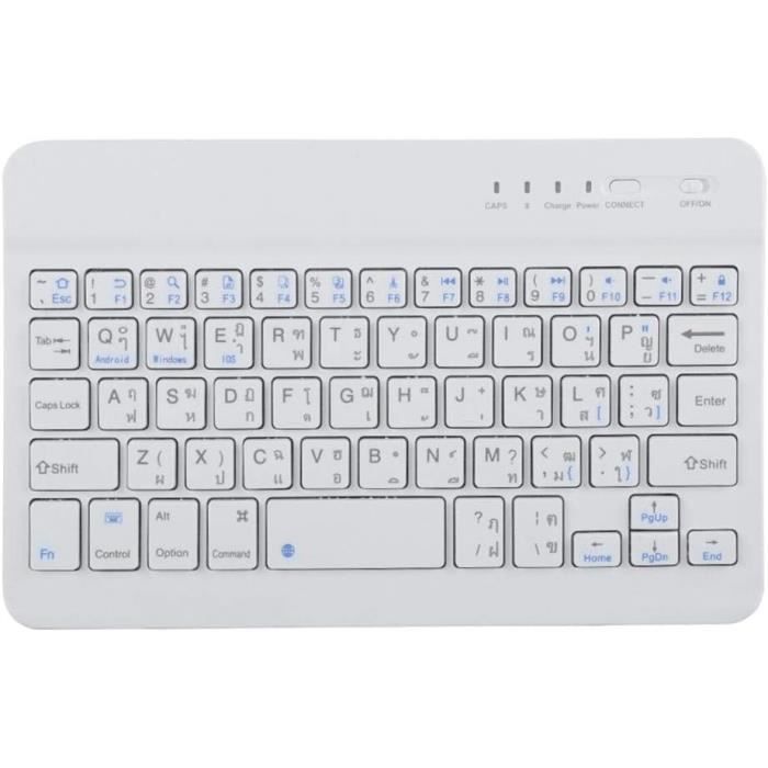 7-8In Thai Language White Wireless Wireless Bluetooth3.0 Keyboard ...