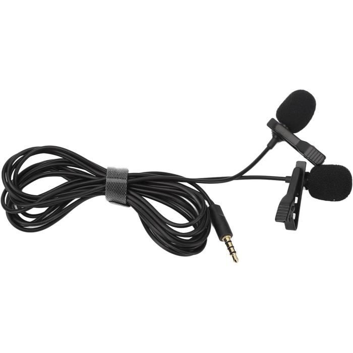 Microphone Cravate Lavalier, 20Hz-16Khz 3,5 Mm Collier Stable Revers ...