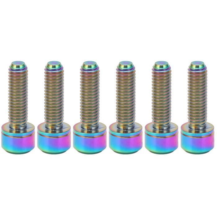 VGEBY vis de tige de guidon de vélo 6 pcs RISK Titane Alliage Vélo De ...