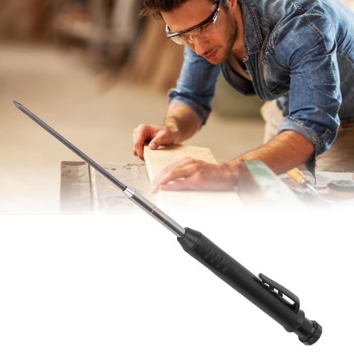 Crayon Mécanique YOSOO Carpenter - Opération Simple - Confortable - Couleur Orange - Cdiscount ...