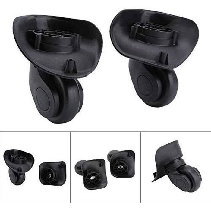 ROUE - ROULETTE Paire de Roues de Rechange de Bagages Valise Roues de ...