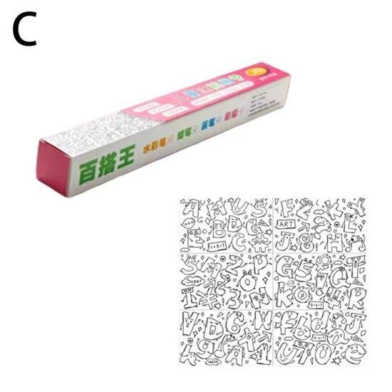 Jeu de coloriage,Rouleau de papier à colorier pour enfant,300CM,sans ...