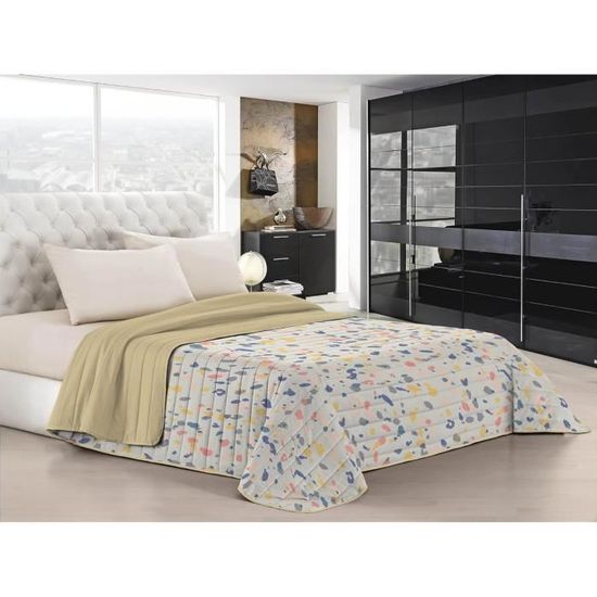 Couette D‘Été « Fantasy », Background, 2 Places[J1410] - Cdiscount Maison