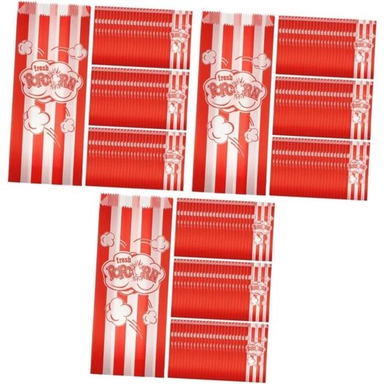 300 Pcs Sac D'Emballage De Pop-Corn Petits Récipients Alimentaires Mini ...