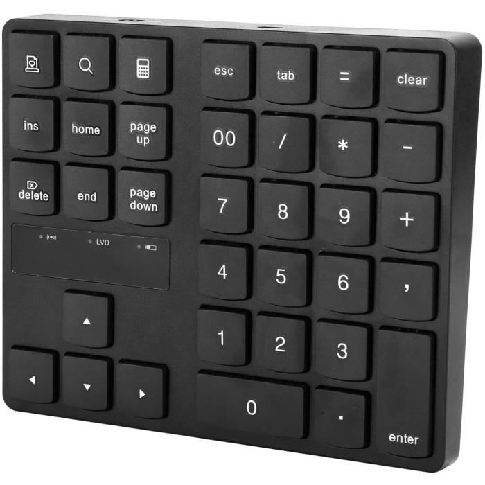 Pavé numérique sans Filpavé numérique léger 2.4G pour Ordinateur ...