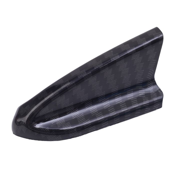 Antenne requin noire en fibre de carbone,mini antenne FM,décoration ...