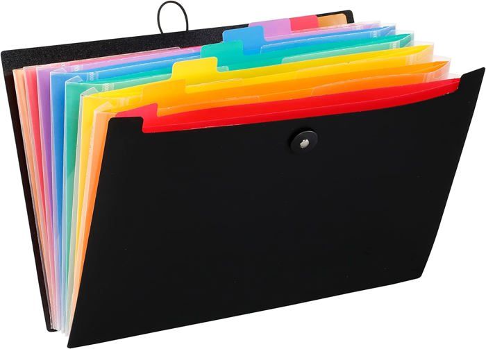 Trieur Extensible A4 Avec 8 Compartiments - CHICHENG - Rainbow Class ...