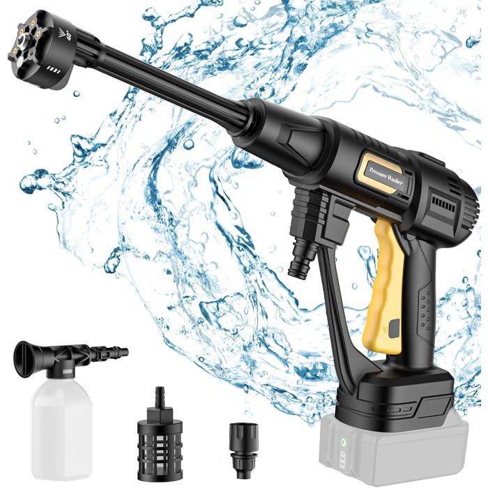 Powtree Jet Hawk Cordless Pressure Washer for Makita Battery 18V (No ...