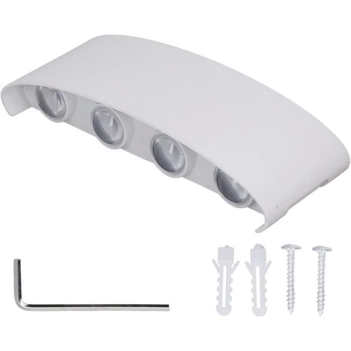 Led - Applique Murale Décorative Boîtier Blanc Éclairage Blanc Applique ...