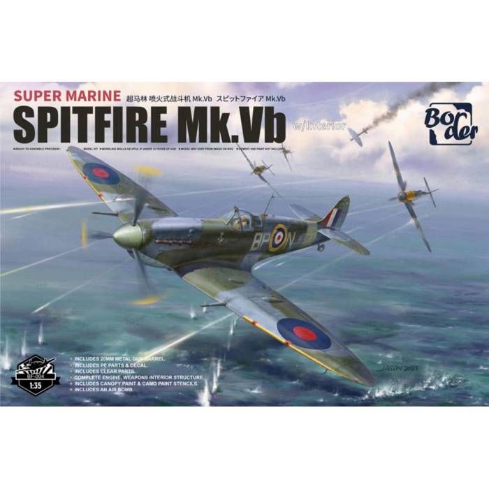 Border MODEL - Maquette Avion Supermarine Spitfire Mk.vb |border Model|bf-004| 1:35 Maquette ...