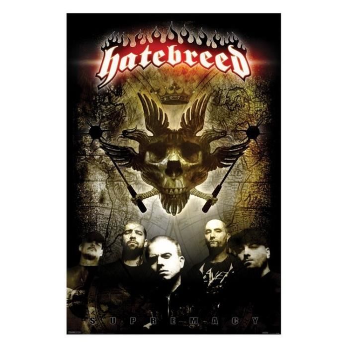 HATEBREED - Supremacy - 61x91,5cm - AFFICHE - POSTER - Cdiscount Maison