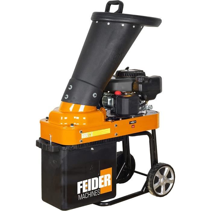 Broyeur à Végétaux Thermique 174cm³, 4,4cm, 30L - Moteur 4 Temps ...
