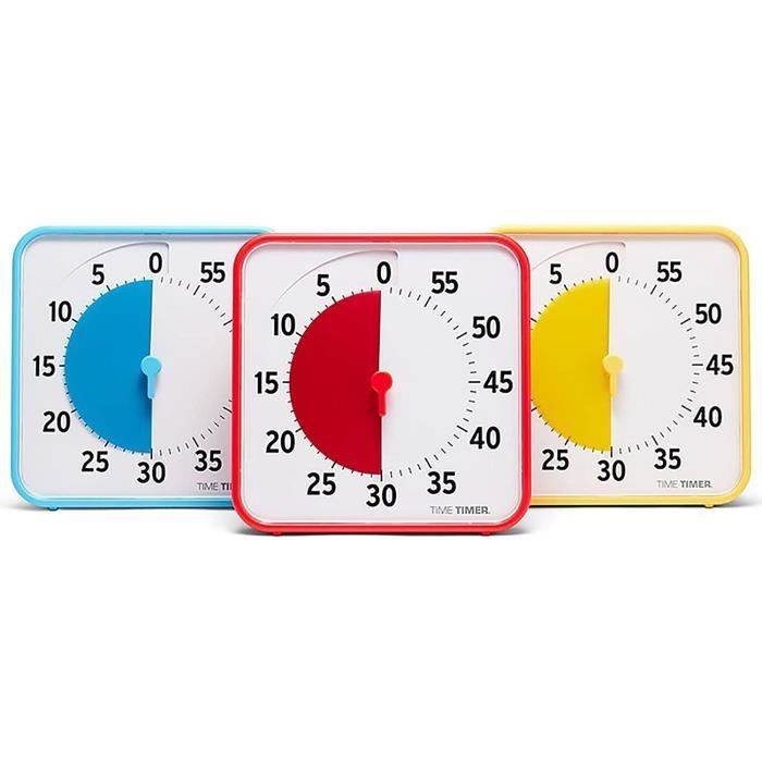Time Timer Classroom Set Couleurs Primaires Minuterie Visuelle 60min ...