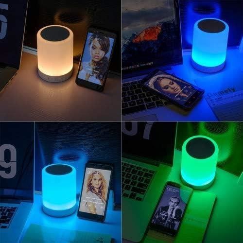 Enceinte Bluetooth Lumineuse Bluetech, Technologie Power Touch, Fonction Radio, 7 Couleurs Avec ...