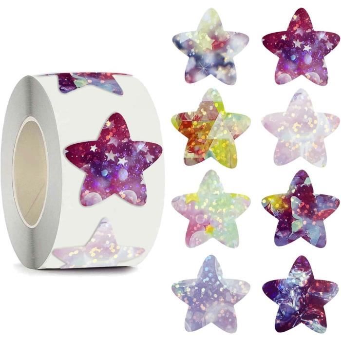 500 Pièces Gommettes Autocollantes Stickers Etoile Autocollants En ...