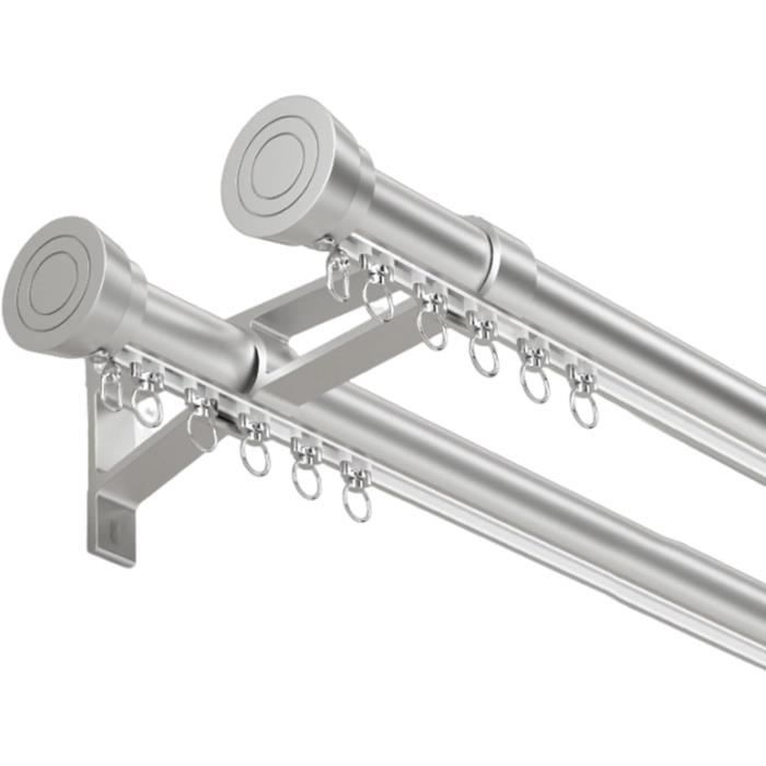 Ensemble De Rails De Rideau En Aluminium, Tringles À Rideaux Murales ...