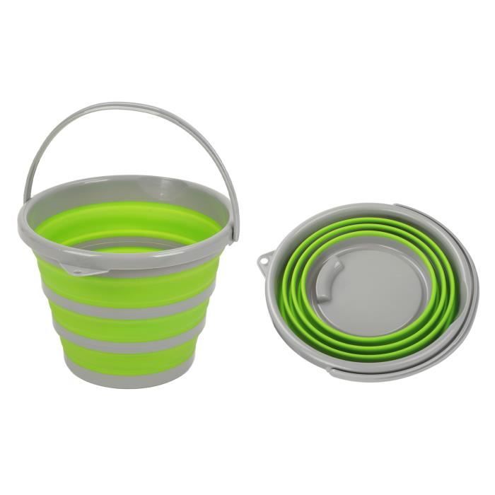 OLL Seau retractable,Seau à eau Pliable de 10L,Seau Retractable ...