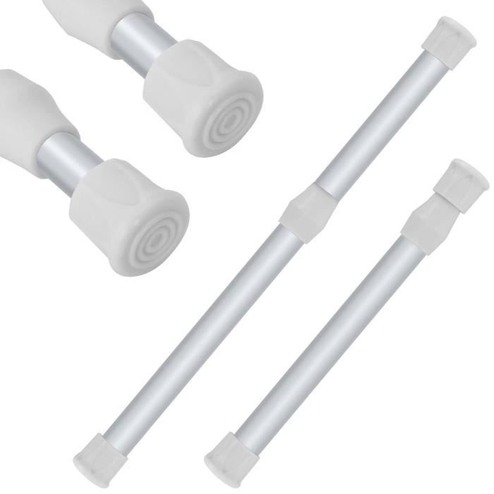 Lot de 2 Tringle à rideau télescopique - Tringle Rideau Sans Percage ...