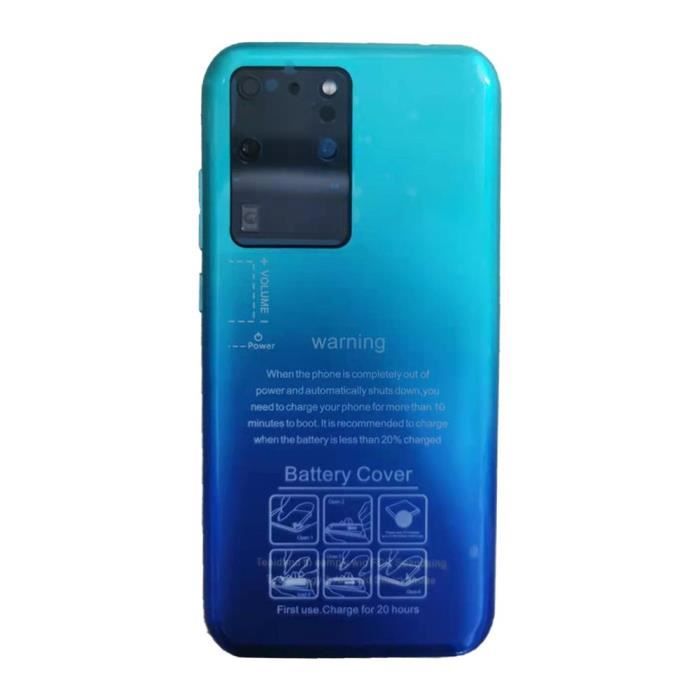Smartphone S20U 6,26 pouces Processeur 4 cœurs Appareil photo 2 + 2MP ...